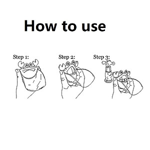 Zeltababy 2 Pieces Crab Water Spout Faucet Extender Sink Handle Extender Hand Washing Helper for Toddlers Kids Babies, Color Random