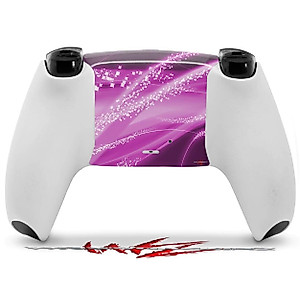 WraptorSkinz Skin Wrap compatible with Sony PS5 DualSense Controller Mystic Vortex Hot Pink (CONTROLLER NOT INCLUDED)