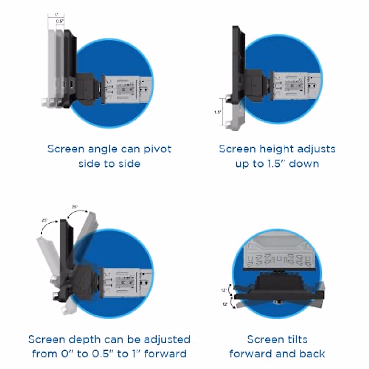 JENSEN J1CA9 9-inch Certified Apple CarPlay Android Auto | Single DIN Touchscreen Car Stereo Radio | Bluetooth Hands Free Calling & Music Streaming | Backup Camera Input | USB Playback & Charging