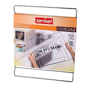 Zenker "Special Cooking" Adjustable Oven Rack, Silver, 14.57-22.44 x 12.80"