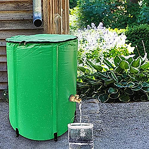 Joywayus 1/2"NPS Female x 3/4"GHT Male Brass Bulkhead Water Tank Connector & Garden Hose Shut Off Valve Kit with Rubber Washers and Teflon Tape