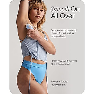 Topicals High Roller Ingrown Hair Serum | Roll-on Tonic to Soothe and Calm Irritated Skin on Face, Armpits and Bikini Areas | Contains Salicylic and Glycolic Acid | Vegan and Cruelty-Free (1.7 Fl Oz)