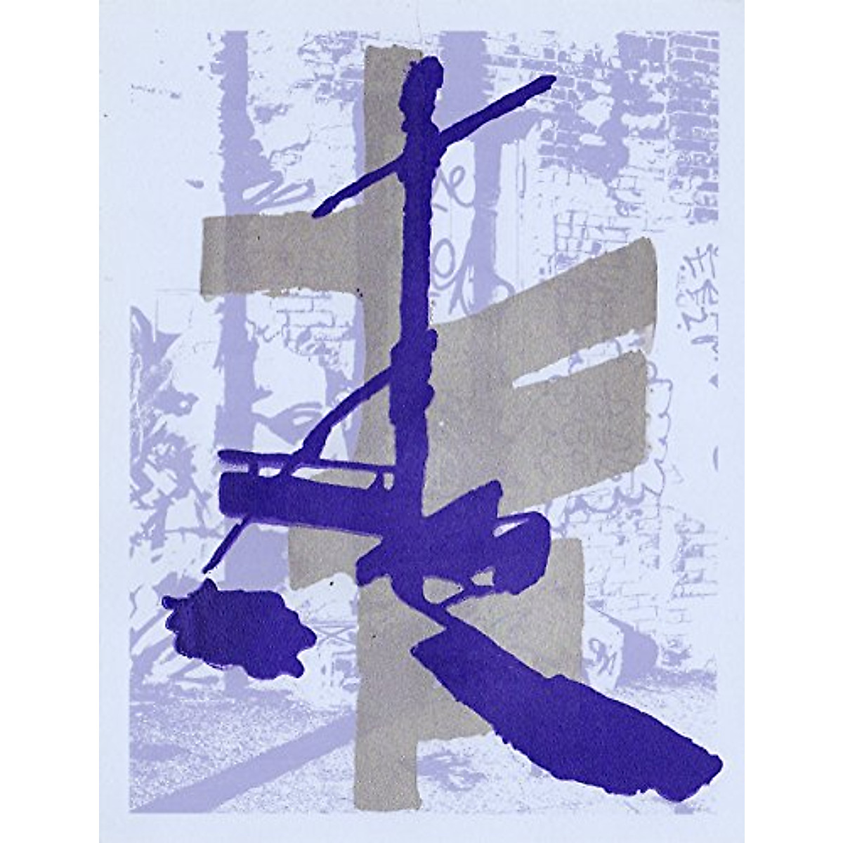 Brooklyn street shadow screenprint