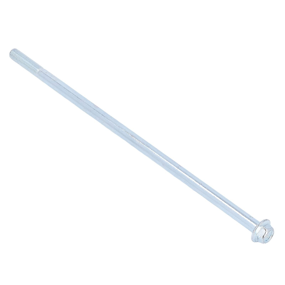 10pcs Carbon Steel Half Thread Hex Head Lengthened Wear Resistance Standard Size High Hardness for Lawn Mower (10*285)