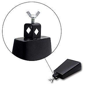 Cow Bell,6inch Metal Cow Bell Noisemaker with Stick for Percussion Musical Instruments Percussion Supplies