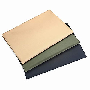 Master FAB -Black 100% Cotton Fabric Poplin Fabric by The Yard for Sewing DIY Crafting Fashion Design Printed Floral Washable Cloth(Black)