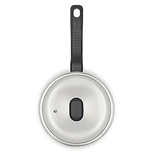 Tefal Comfort Max Stainless Steel 3 Piece Set (14cm Milkpan, 16/18cm Saucepans with Lids), Unique, Silver