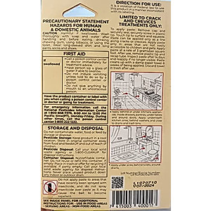 Cuckol Bait Ready to use, Kills All Cockroaches Including The German one, odorless, Safe use for People and Pets, Natural attractants Placed in Kitchen and Furniture, Long time Without Cockroaches