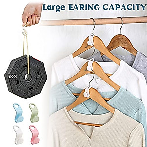 Clothes Hanger Connector Hooks 100 PCS, Hanger Extender Clips, Thicken, Load 30 Pounds,Cascading Hangers Space Saving Organizer for Heavy Duty Clothes Closet Plastic Mini Cascading Connection Hooks