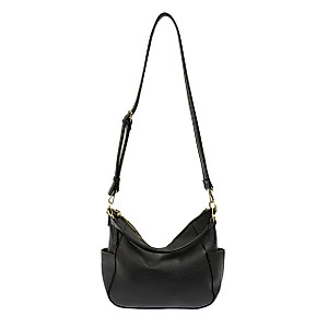 Joy Susan Woman Trish Convertible Hobo Bag - Black