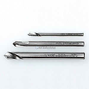 YG1 NC Spotting Drill 8% Cobalt HSS 1/8, 3/16, 1/4" 120 Degree 3 Pc Set CNC
