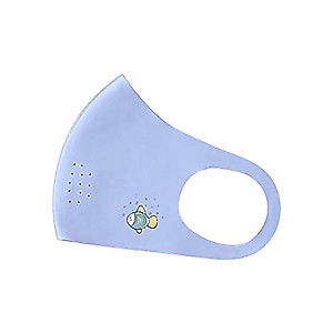 PENATE 1PC Children's Fashion Summer Breathable Face Bandanas Thin Cute Printing Washable Facemasks -Ship Fron USA