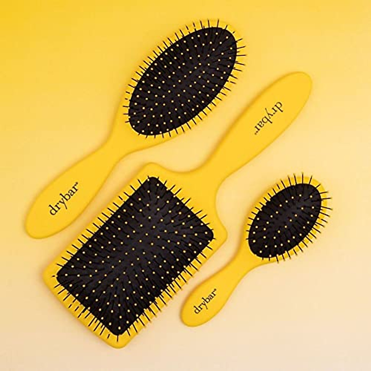 Drybar Super Lemon Drop Detangling Hair Brush | Detangles Hair Without Pulling or Tugging