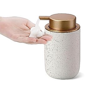 Rolilink Foaming Soap Dispenser, Ceramic Hand Soap Dispenser