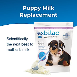 Pet-Ag Esbilac Puppy Milk Replacer Powder - 5 lb - Powdered Puppy Formula with Prebiotics, Probiotics & Vitamins for Puppies Newborn to Six Weeks Old - Easy to Digest