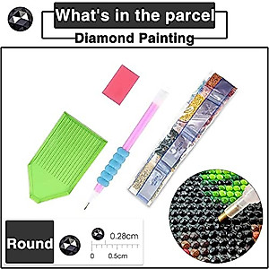 Cardinal Birds Diamond Painting Kits for Adults Beginners - Inspirational 5D Full Drill Round Diamond Art Kits Diamond Dots Paintings with Diamonds Gem Art Picture Crafts Home Decor