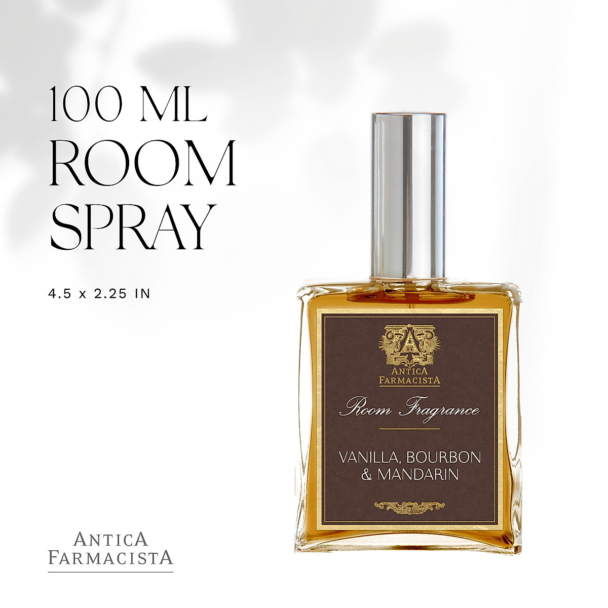 Antica Farmacista Room Spray, Vanilla, Bourbon and Mandarin 3.4 Fl Oz