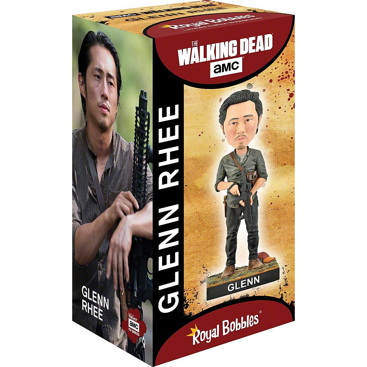 Royal Bobbles The Walking Dead Glenn Rhee Collectible Bobblehead Statue