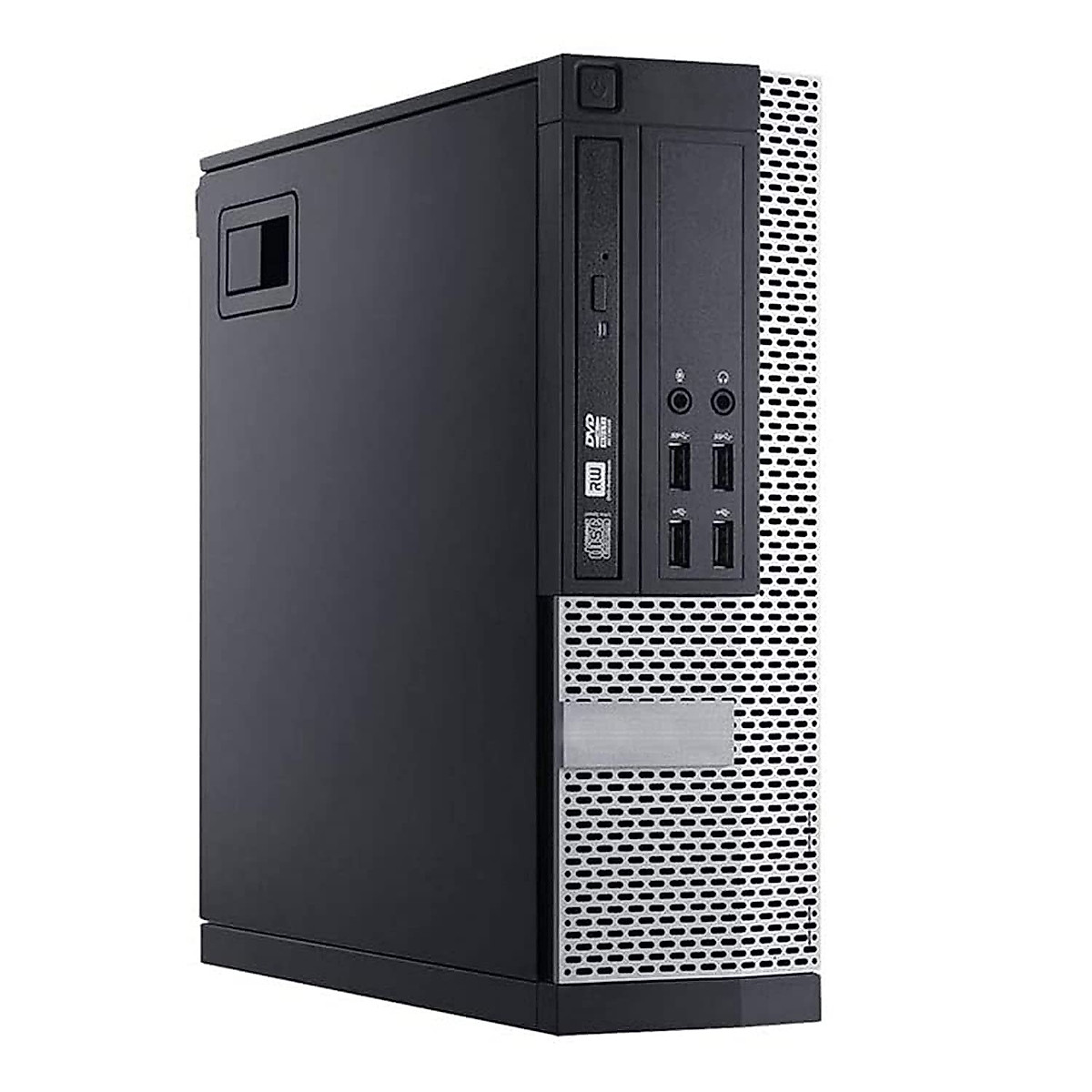 TM Desktop Computer Core i7, 16GB, 500GB SSD, 2 New 24in Monitors, Wireless Keyboard and Mouse WiFi, 4 in 1 USB Hub Win 11 Pro (Renewed)
