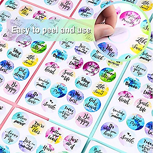 480 Pieces Inspiring Planner Stickers Inspirational Quote Stickers Encouraging Stickers Motivational Encouragement Stickers for Book Phone Car Bike Scrapbook