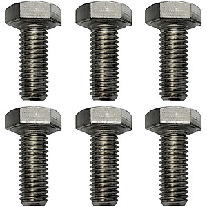 3/8" x 1" - 16. 304-STAINLESS Steel - HEX Head Bolt - 304 Grade. General Purpose - Hurricane Bolt (10)