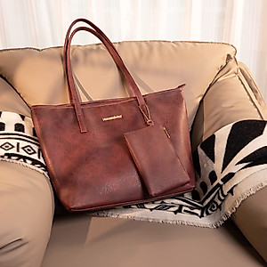 Montana West Tote Bags Large Leather Purses and Handbags for Women Top Handle Shoulder Satchel Hobo Bags MWC-028BDY