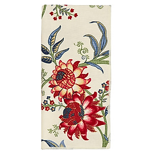 Decorative Things Cloth Napkins Set of 4 Cotton Table Linen Napkins Dinner Wedding Table Décor Bridal Shower Garden Party Floral, 18"x 18" Made in USA