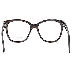 Saint Laurent SL-M97 004 Eyeglasses Women's Havana Full Rim Square Shape 54mm