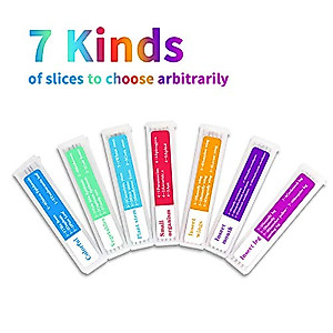 Bysameyee 35PCS Prepared Microscope Slides with 7 Types Specimens, Insect/Plant Glass Sample Slide for Kids Adults Family Preschool Education Scientific Enlightenment