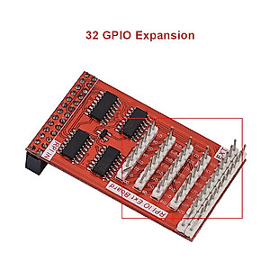 Zopsc 8-bit Adapter Module Expansion Module 32 GPIO Input Output IO Extend Adapter Module for