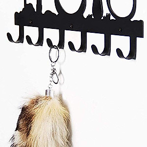 Wall Mounted Entryway Dog Leash and Key Holder Belt and Hat Organizer Totoro Wall Hook