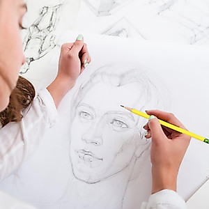 TecUnite 120 Pcs HB Pencils Unsharpened Pencils with Eraser Wooden Hexagonal Pencils for Kids Adults Gifts Graphite Pencils for Exams School Office Sketching (Rainbow Colors,Simple)