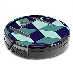 MightySkins Skin Compatible with Shark Ion Robot R85 Vacuum Minimum Coverage - Geo Tile | Protective, Durable, and Unique Vinyl wrap Cover | Easy to Apply, Remove, and Change Styles | Made in The USA