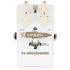 TC Electronic SPARK BOOSTER Awesome Booster Pedal with Gain Control and Active EQ