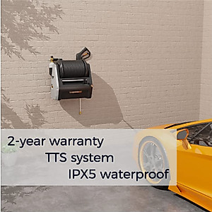 Giraffe Tools Grandfalls Pressure Washer, Wall Mounted Pressure Washer Electric, Power Washer Wall Mount with Reel, Pressure Washer Reel for Outdoor Cleaning