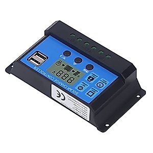 Solar Regulator, Solar Controller LCD Display Power Off Memory PWM for Industry (40A)