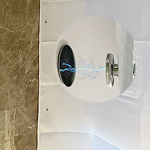 Arayarser Shower Curtain Side Magnets to Keep Curtain Closed to The Wall - 8 Pcs Shower Curtain Splash Guards, Magnetic Shower Curtain Clips for Side of Shower, 8 Pcs, Silver