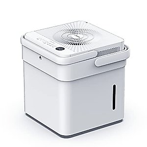 Midea Cube 20 Pint Dehumidifier for Basement and Rooms at Home for up to 1,500 Sq. Ft., Smart Control, Works with Alexa (White), Drain Hose Included, ENERGY STAR Most Efficient 2022