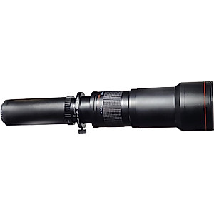 Ultimaxx 650-1300mm (w/ 2X 1300-2600) Telephoto Zoom Lens Set for Canon EOS 7D, 6D, 5D, 5Ds, 1Ds, 80D, 77D, 70D, 60D, 60Da, 40D, T7s, T7i, T6s, T6i, T6, T5i, T5, T4i, T3i, SL2, SL1