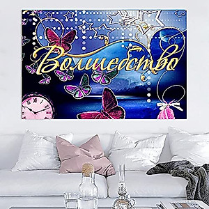 Diamond Painting Kits for Adults - 5D Diamond Art Kits for Adults Kids Beginner, DIY Full Drill Diamond Dots Paintings with Diamonds Gem Art and Crafts for Adults Home Wall Decor 15.7x11.8inch