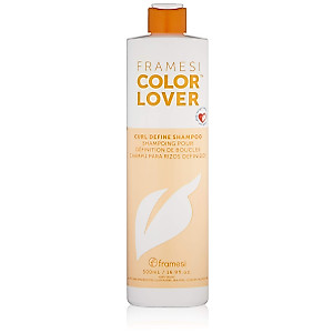 Framesi Color Lover Curl Define Shampoo, 16.9 fl oz, Shampoo for Curly Hair with Quinoa and Aloe Vera, Color Treated Hair