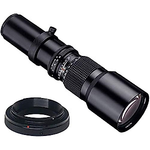 Nikon D5600 DSLR Camera with AF-P DX NIKKOR 18-55mm f/3.5-5.6G VR + AF-P DX NIKKOR 70-300mm f/4.5-6.3G ED + 500mm Preset Lens and Basic Travel Kit (Renewed)