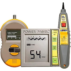 Triplett CPK1000IL2 Byte Brothers Testing Kit with Real World Certifier Ethernet Cable Category Verifier / Coax Tester and Power Panel CAT 5/6 Digital Voltmeter