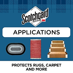 Scotchgard Rug & Carpet Protector, Carpet & Rug Protector Blocks Stains, Fabric Protector Makes Cleanup of Stains Easy, Two 14 oz cans