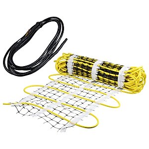 EconoHome Snow Melting Mat, Large Heated Ice Melter for Pavers, Concrete, Walkways, Driveways, Sidewalk & Outdoor Steps, Auto Thermal Heating Elements, Optional Over Current Protection & GFCI