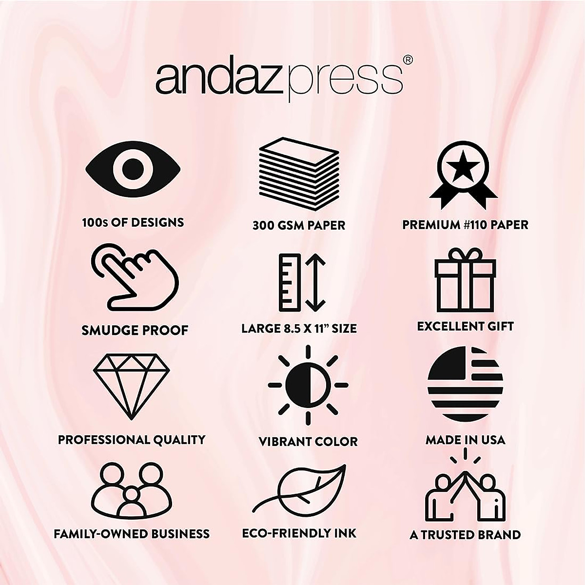 Andaz Press Wedding Party Signs, Faux Rose Gold Glitter on Black, 8.5x11-inch, Taco Bar, 1-Pack, Colored Party Supplies Decorations