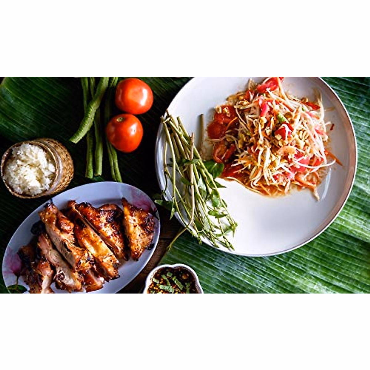 Handwoven Handmade Sticky Rice Serving Basket from Natural Bamboo Size 8x8x8 inches