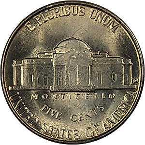 1948 D Jefferson Nickel 5 Cent Piece BU Uncirculated Mint State 5c US Coin