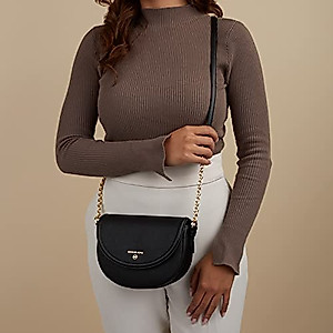 Michael Michael Kors Michael Kors Jet Set Charm Saffiano Leather Crossbody Bag (Black)