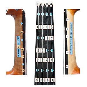 Fantastic Finger Guide for Violas | Stringed Musical Instruments | Fingerboard and Fretboard Stickers for Learning All Notes | Kids/Adult Beginner Viola Finger Guide |14" Size